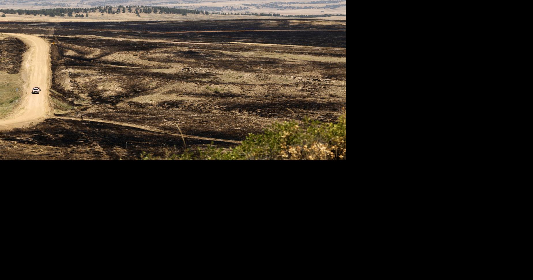 Fire burned to within mile of Edgemont