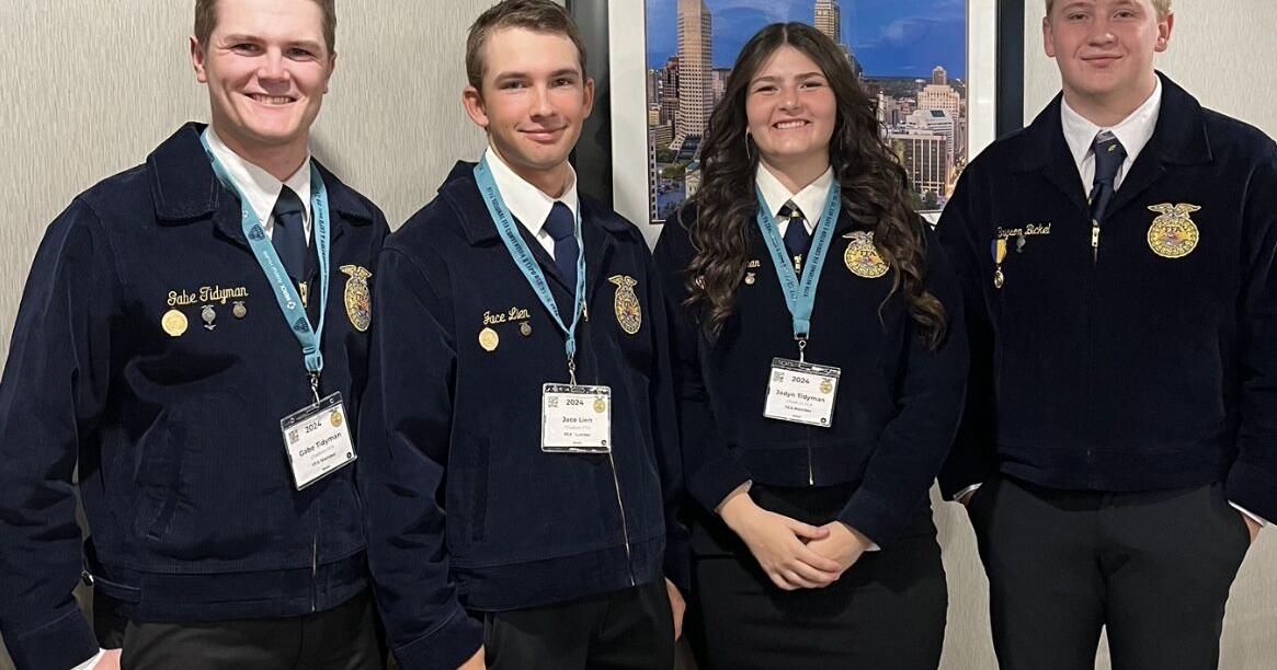 FFA Agribusiness team places fourth