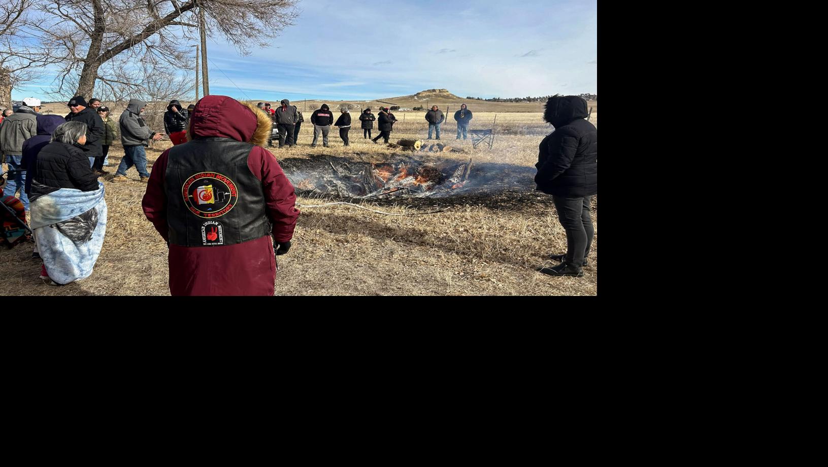 Jumping Bull Ranch ceremony for Leonard Peltier's release