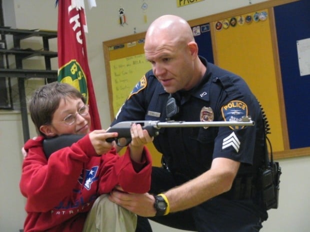 Box Elder Police Department helps scouts earn badges