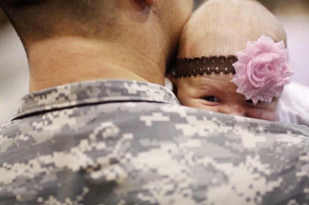 U.S. Army National Guard soldiers deploy