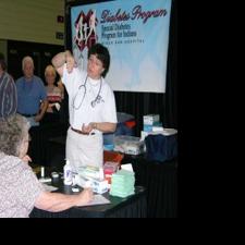 Health fair booths offer screenings plus latest medical information