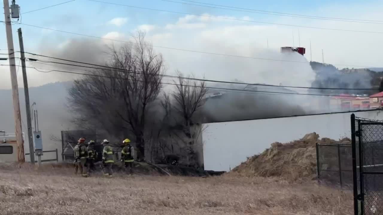 Updated: Rapid City fire crews battle structure fire on Wright Street ...