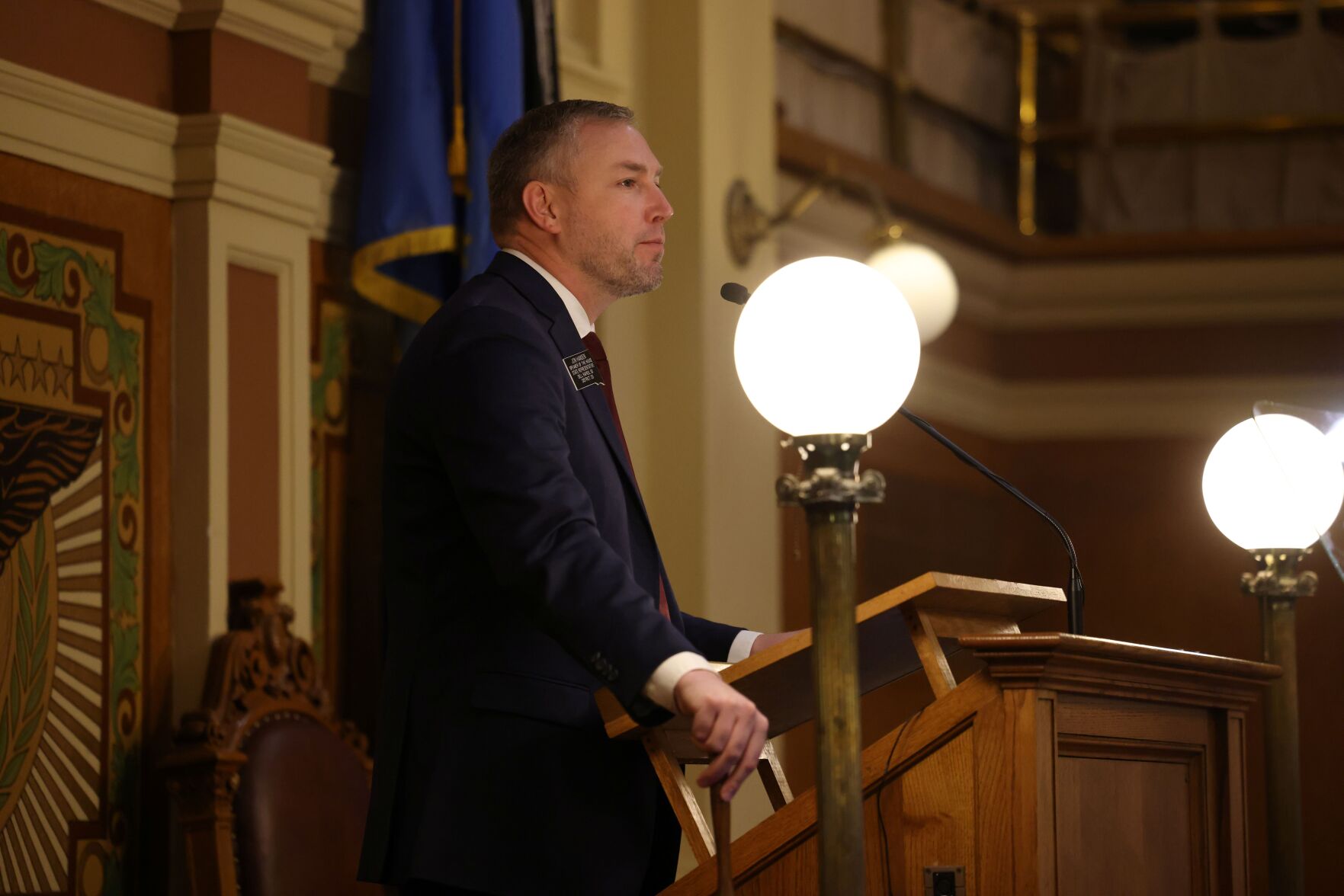 South Dakota Gov. Larry Rhoden delivers State of State