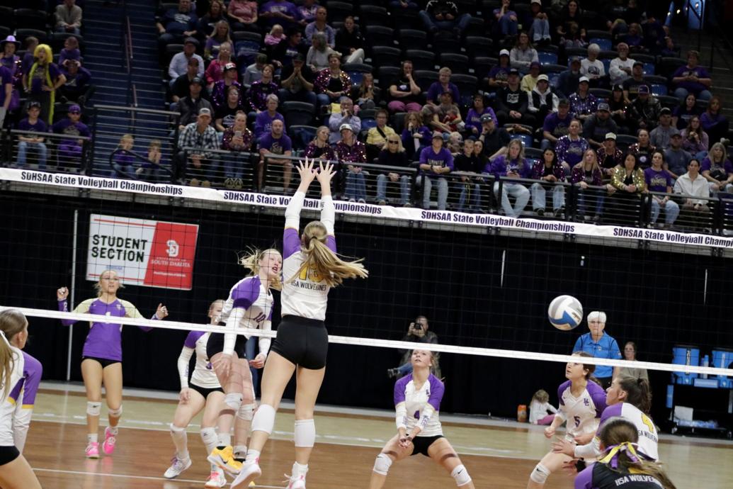 South Dakota state volleyball tournament scores