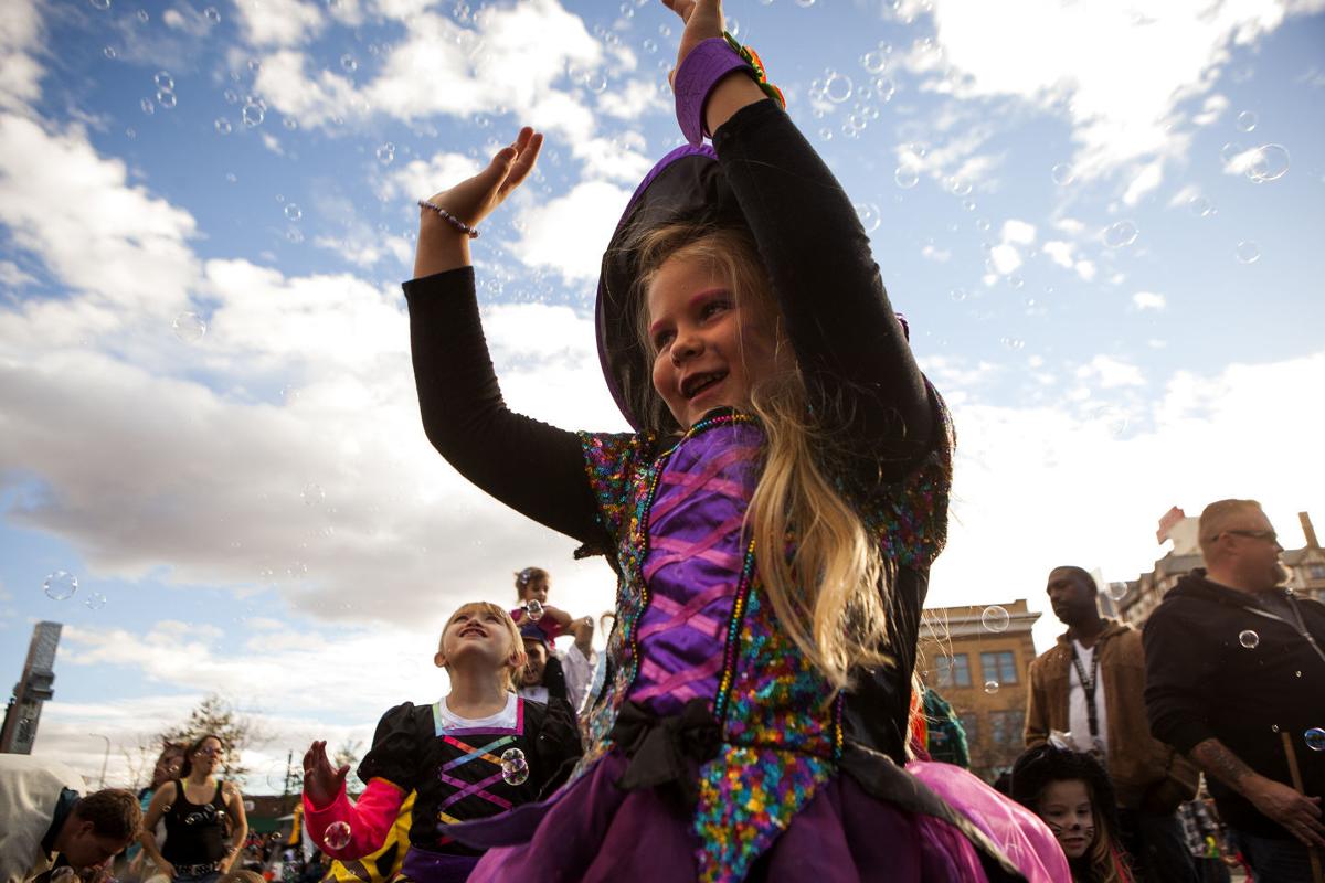 Costumed takeover at Scare at the Square
