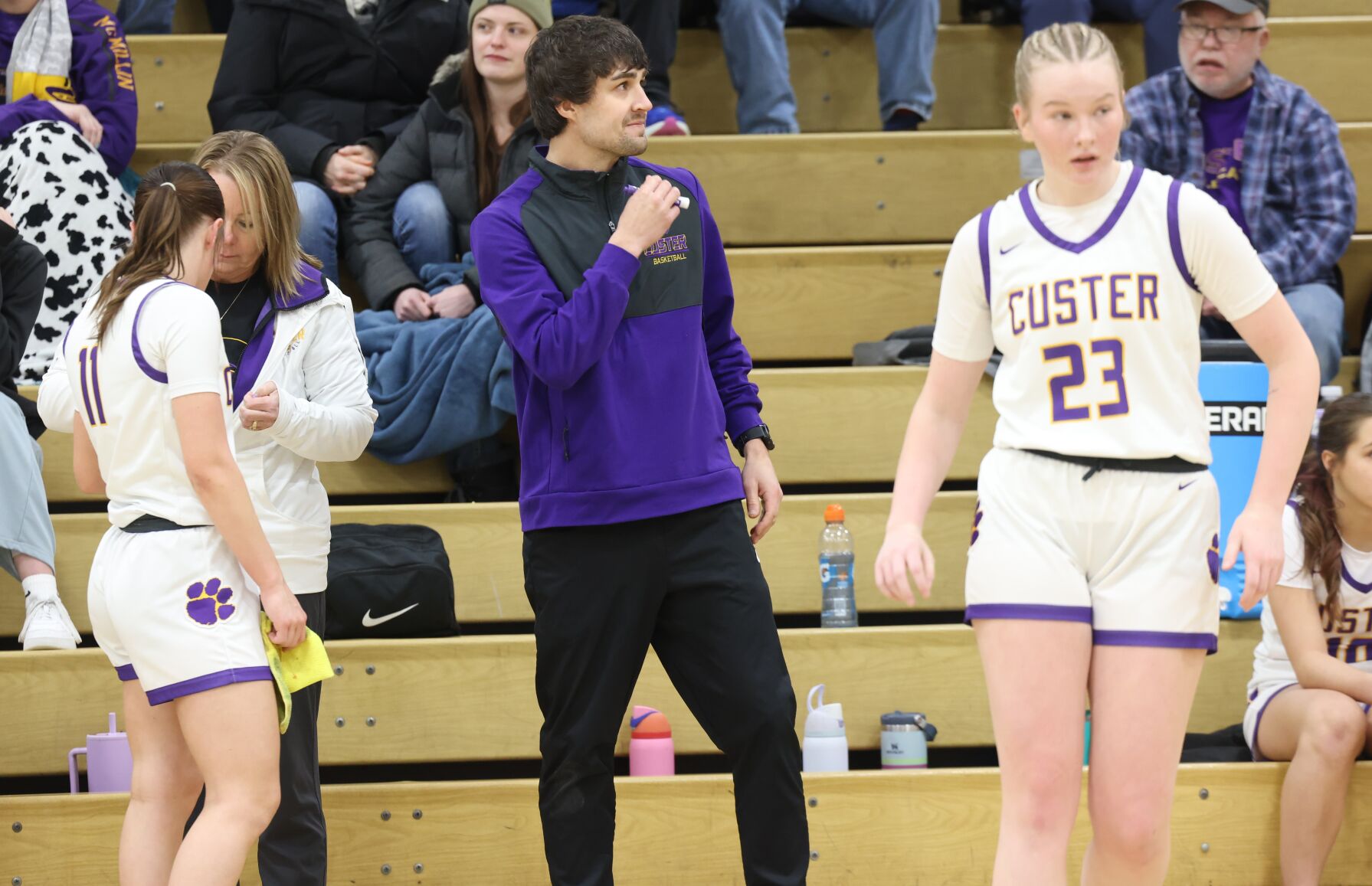PHOTOS: Custer girls basketball hosts Wall