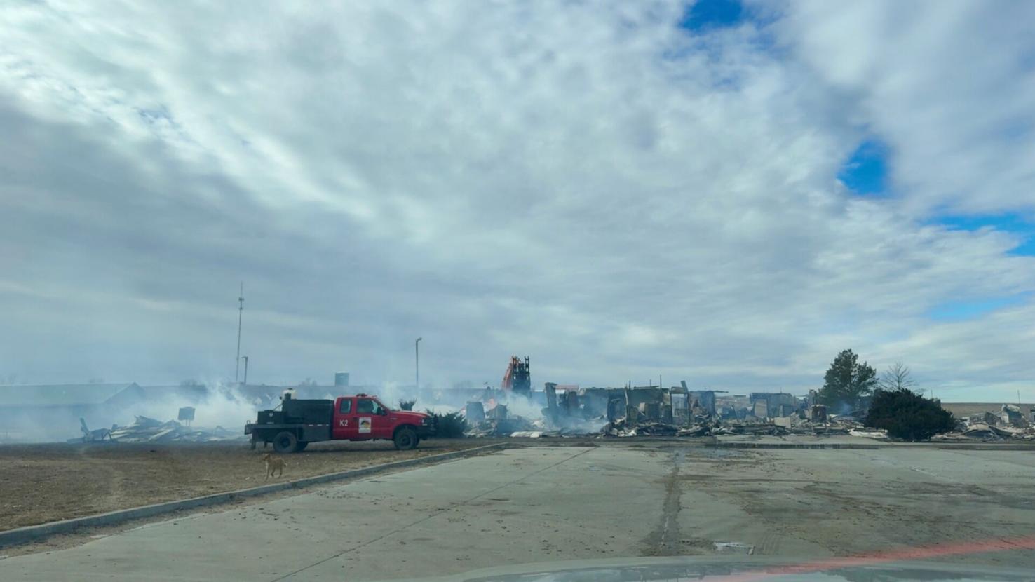 PHOTOS: Aftermath of Kyle fire that burned down apartment complex