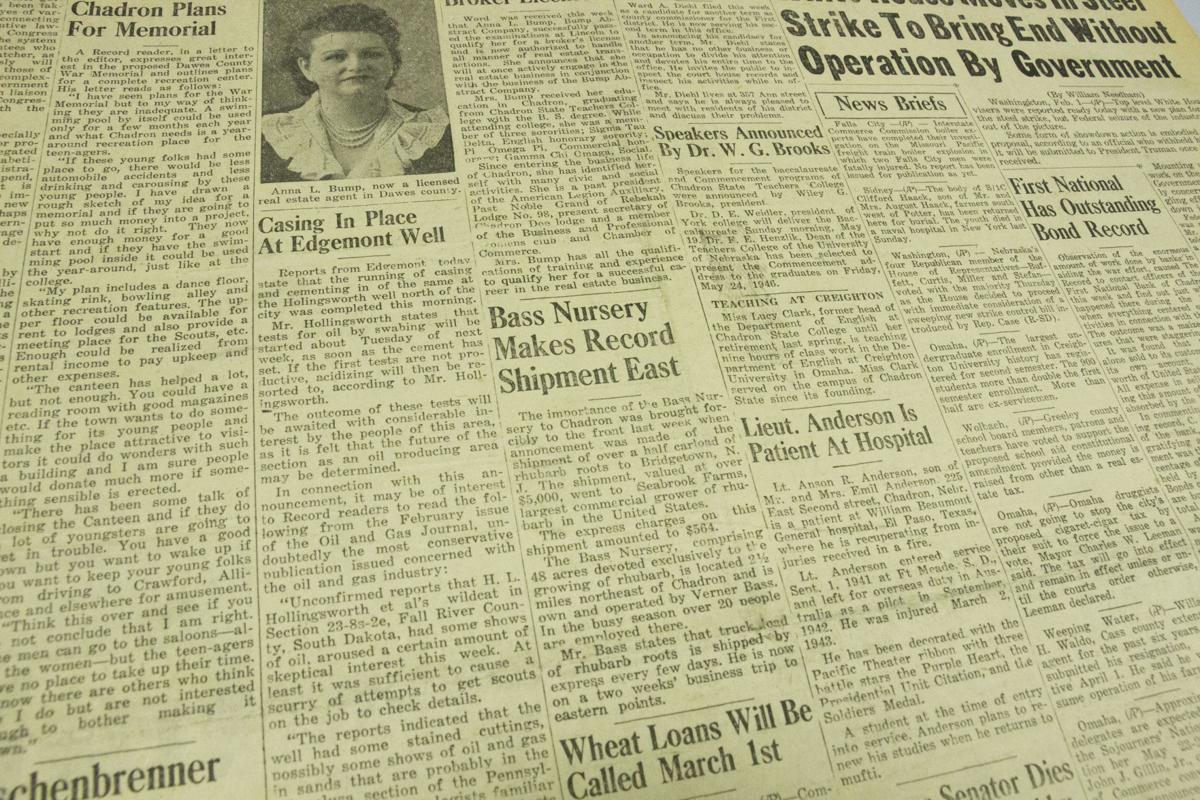 From the Archives - February 1, 1946 - The Chadron Record