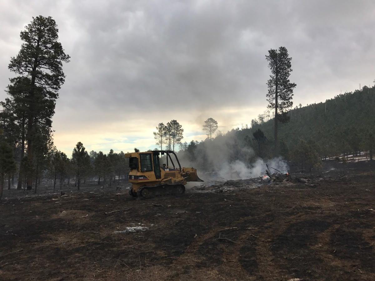 Slash pile embers blow into wildfire in Custer State Park