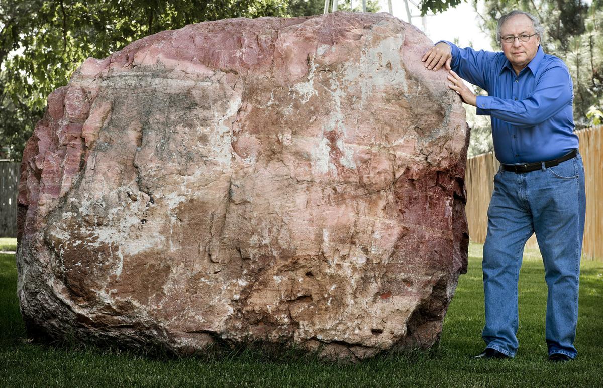 Nebraska man owns boulder weighing thousands of pounds