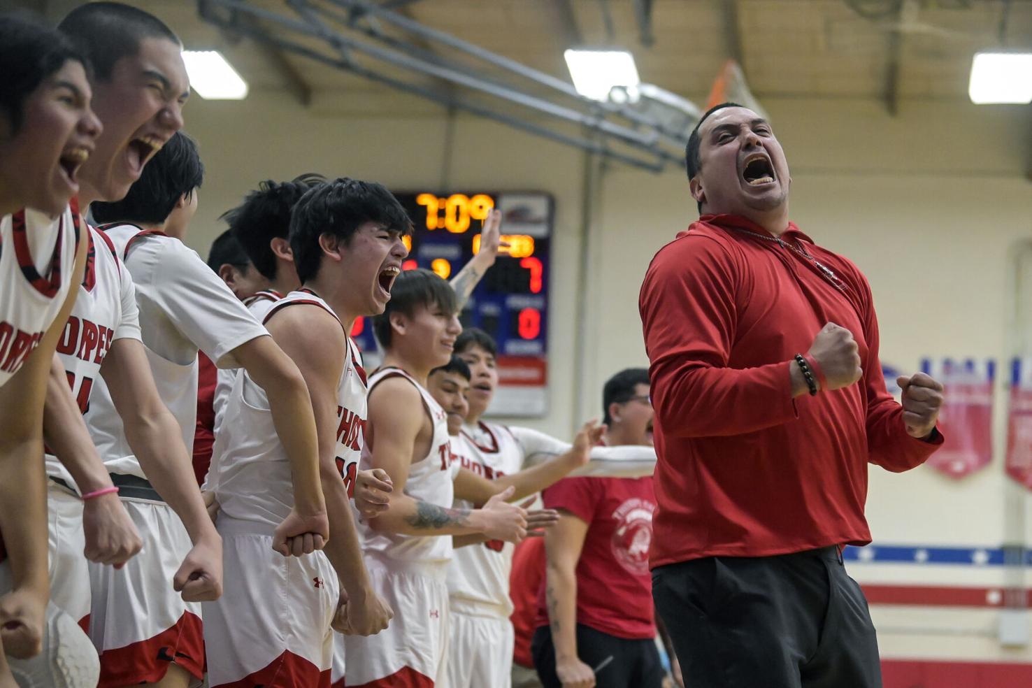 PHOTOS: Pine Ridge boys against Cheyenne-Eagle Butte in SoDak 16