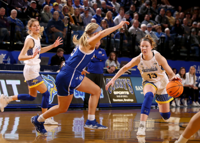 SDSU dominates Drake to advance in WNIT
