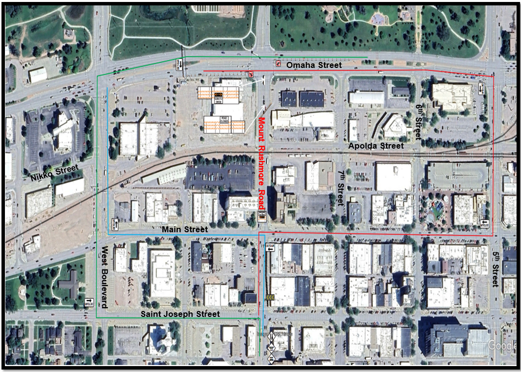 Portion of Mount Rushmore Road to close for sewer work