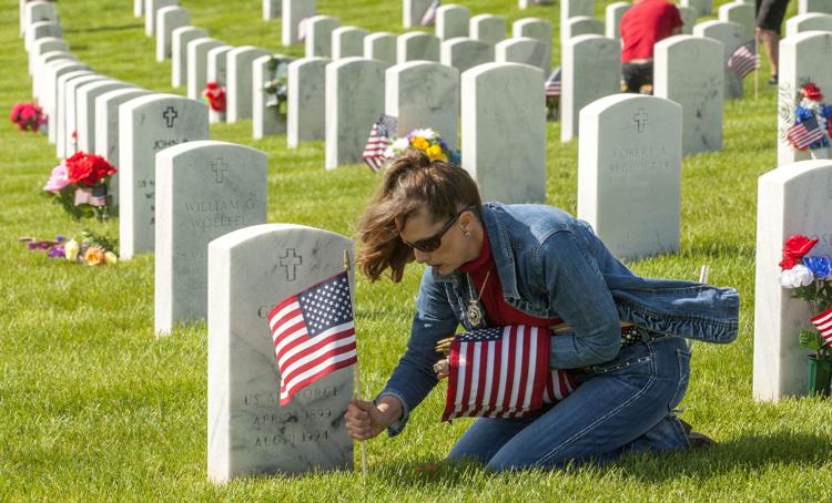 PHOTOS: Flags for Fallen Vets