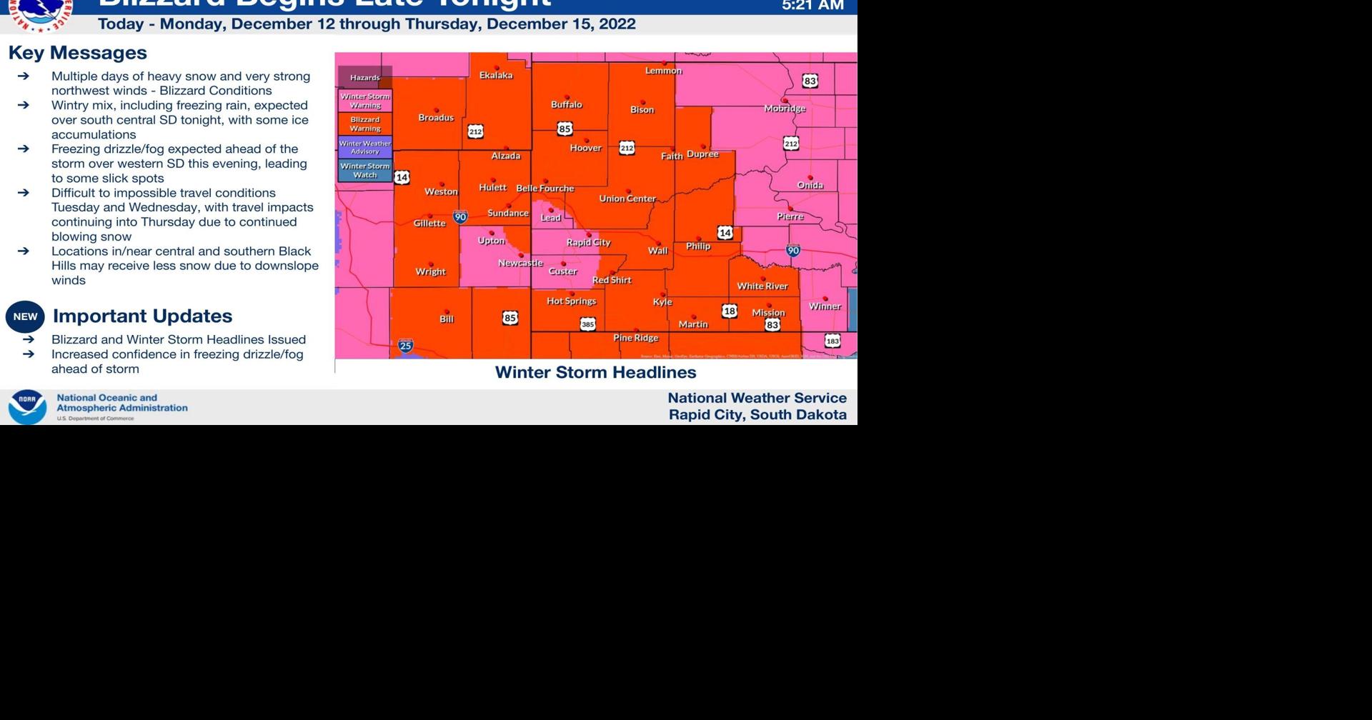 Winter storm to bring several inches of snow, blizzard conditions ...