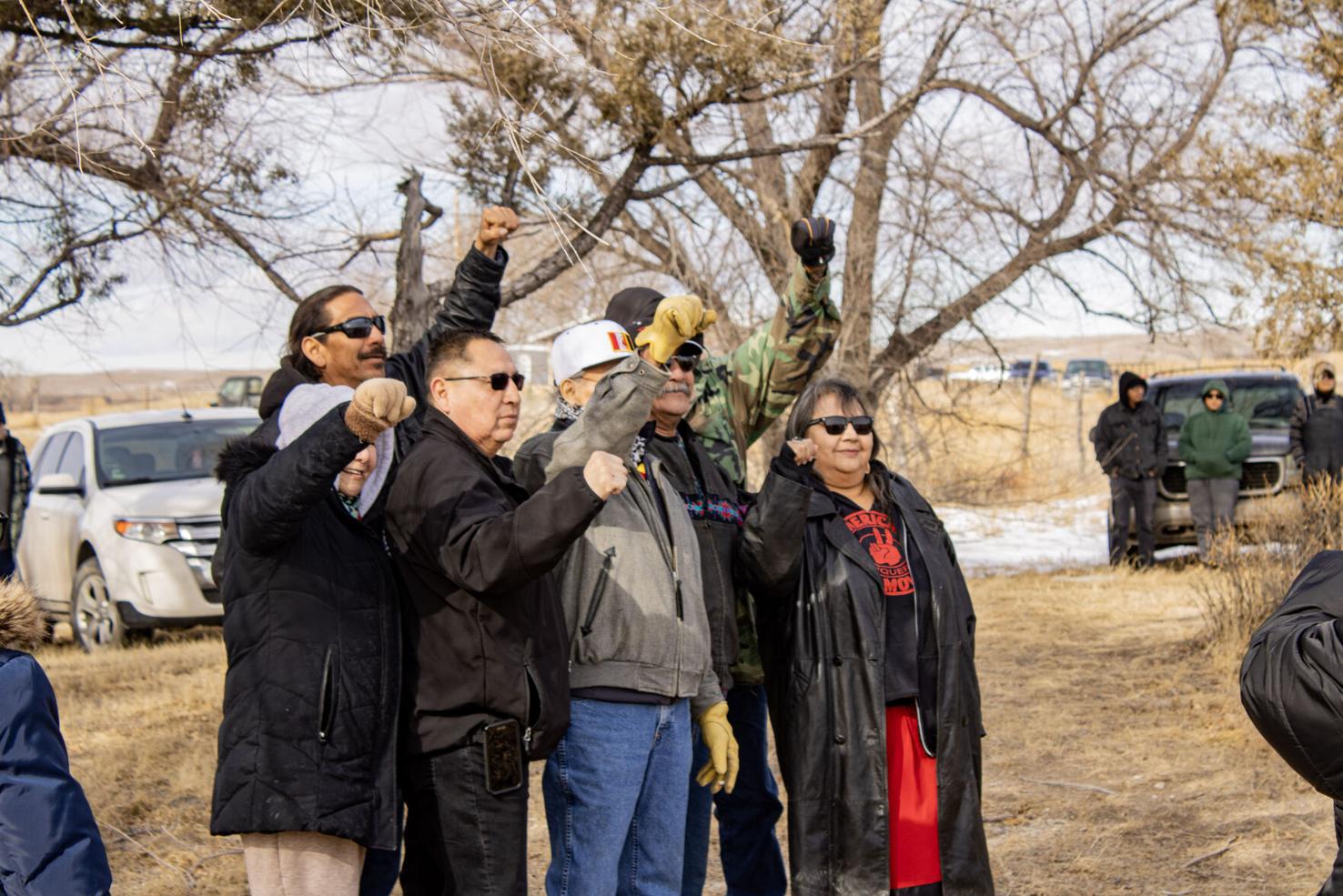 Jumping Bull Ranch ceremony for Leonard Peltier's release