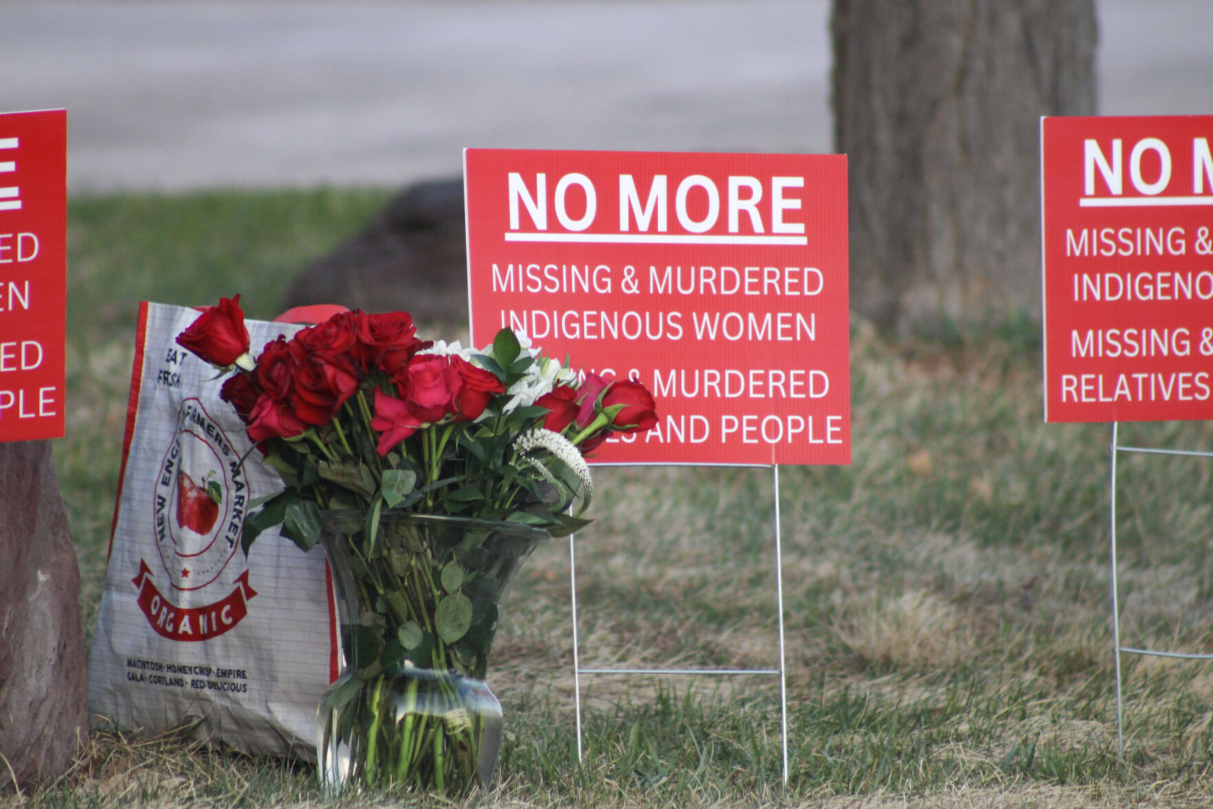 Vigil held for Sangrait-Dubray, Airman charged with murder