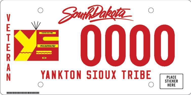 Motor Vehicle Division releases new Veteran Indian Tribal license plates