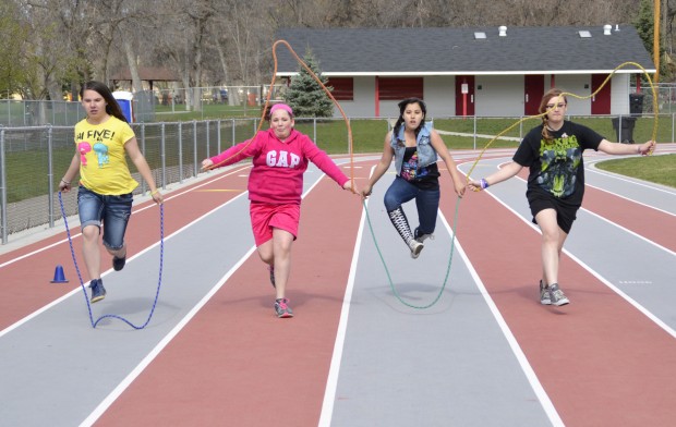 Sixth graders participate in rally day