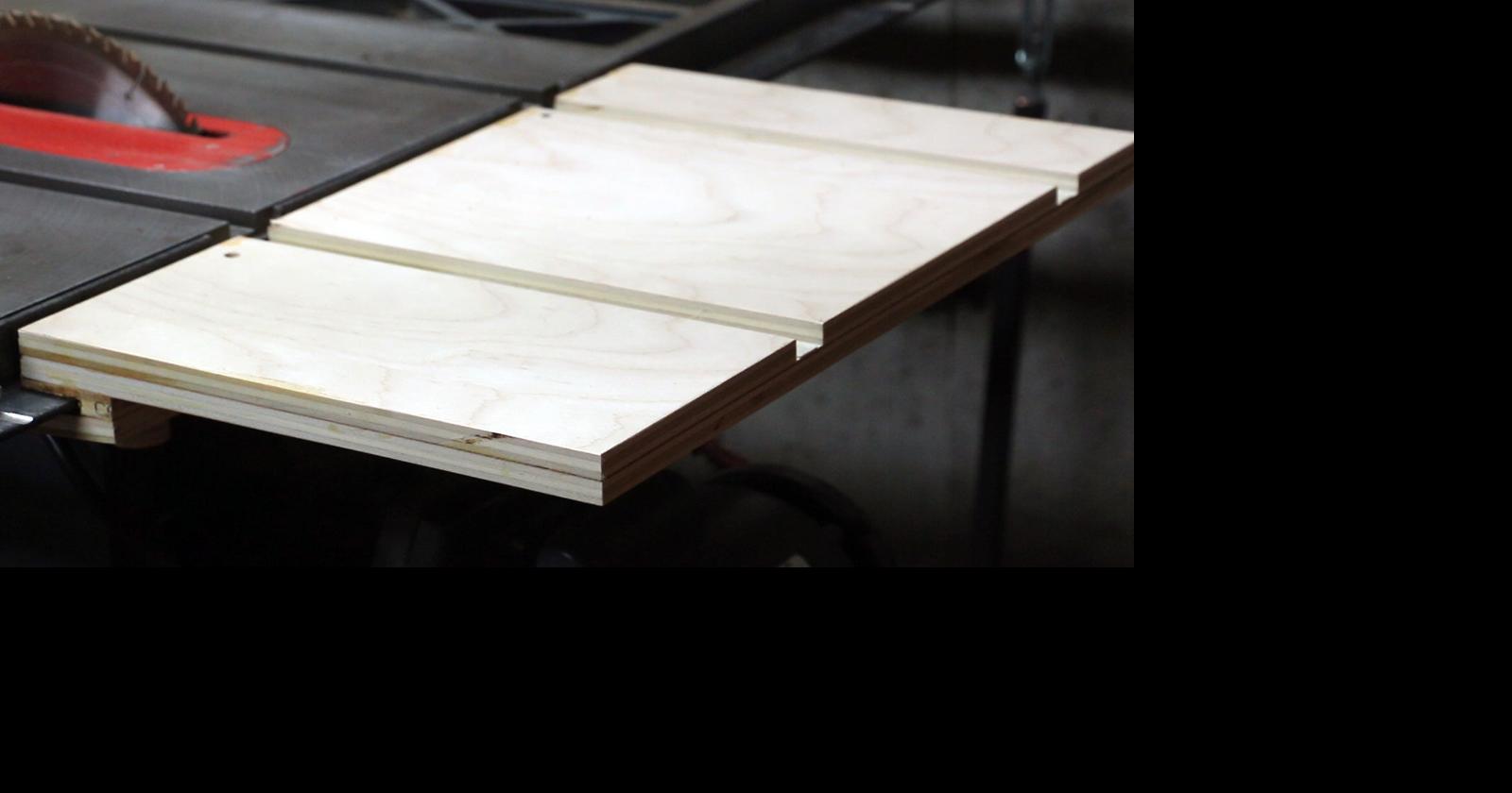 Project Lab: Super simple table saw outfeed extension