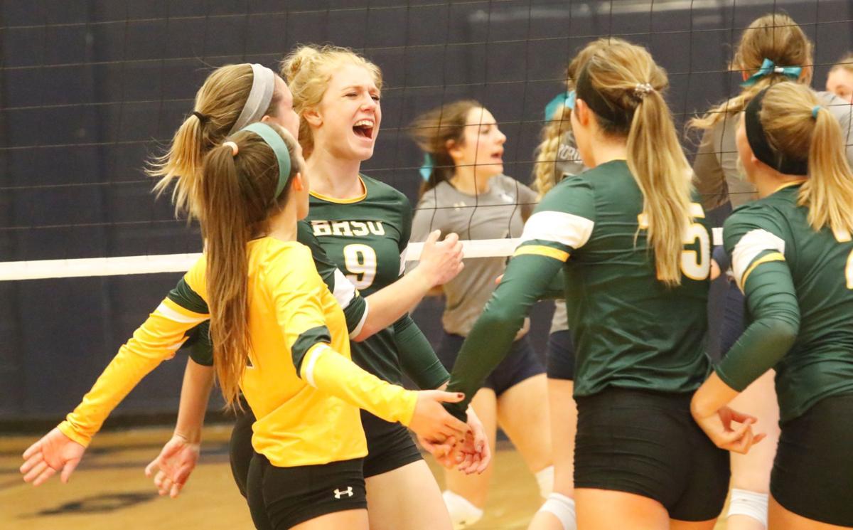 BHSU controls Hardrockers for 3-set sweep