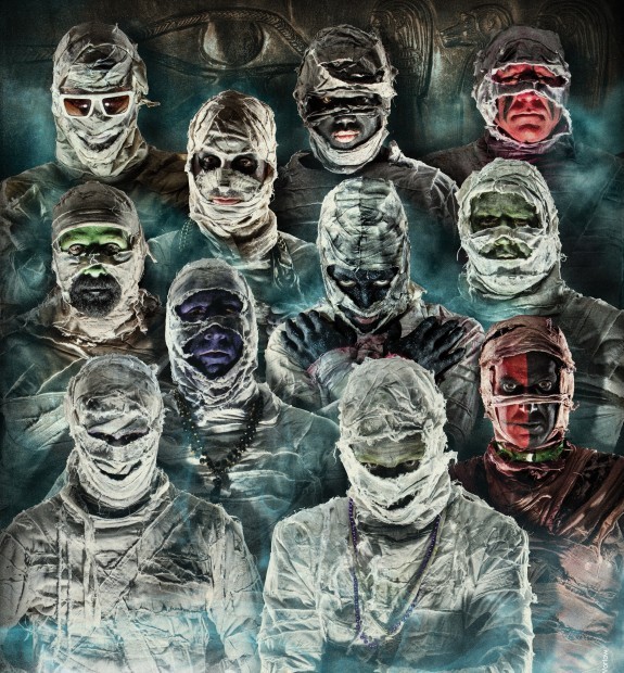 Unwrapping the Mummies: Bandages keep funk band under cover | Sound ...