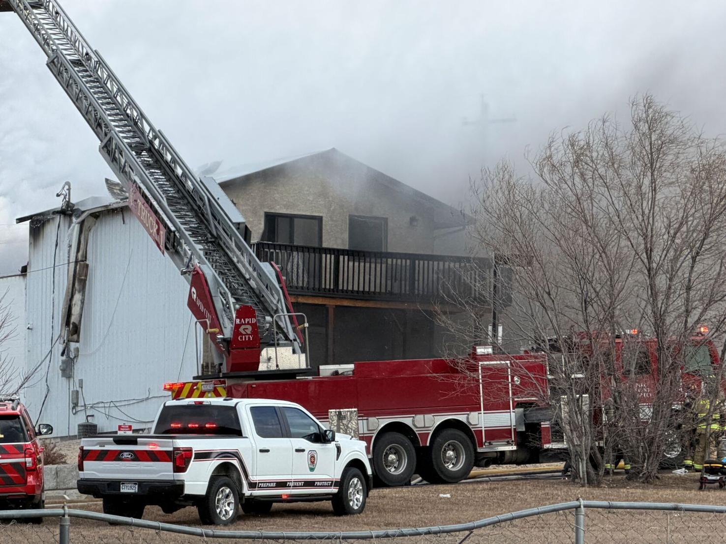 Updated: Rapid City fire crews battle structure fire on Wright Street ...