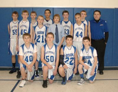 8th grade boys' basketball team
