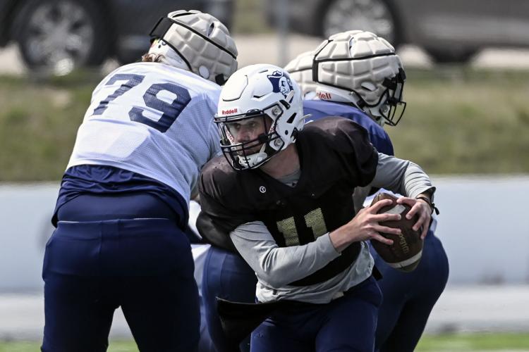 SD Mines defense shows promise in spring football game as offense jells