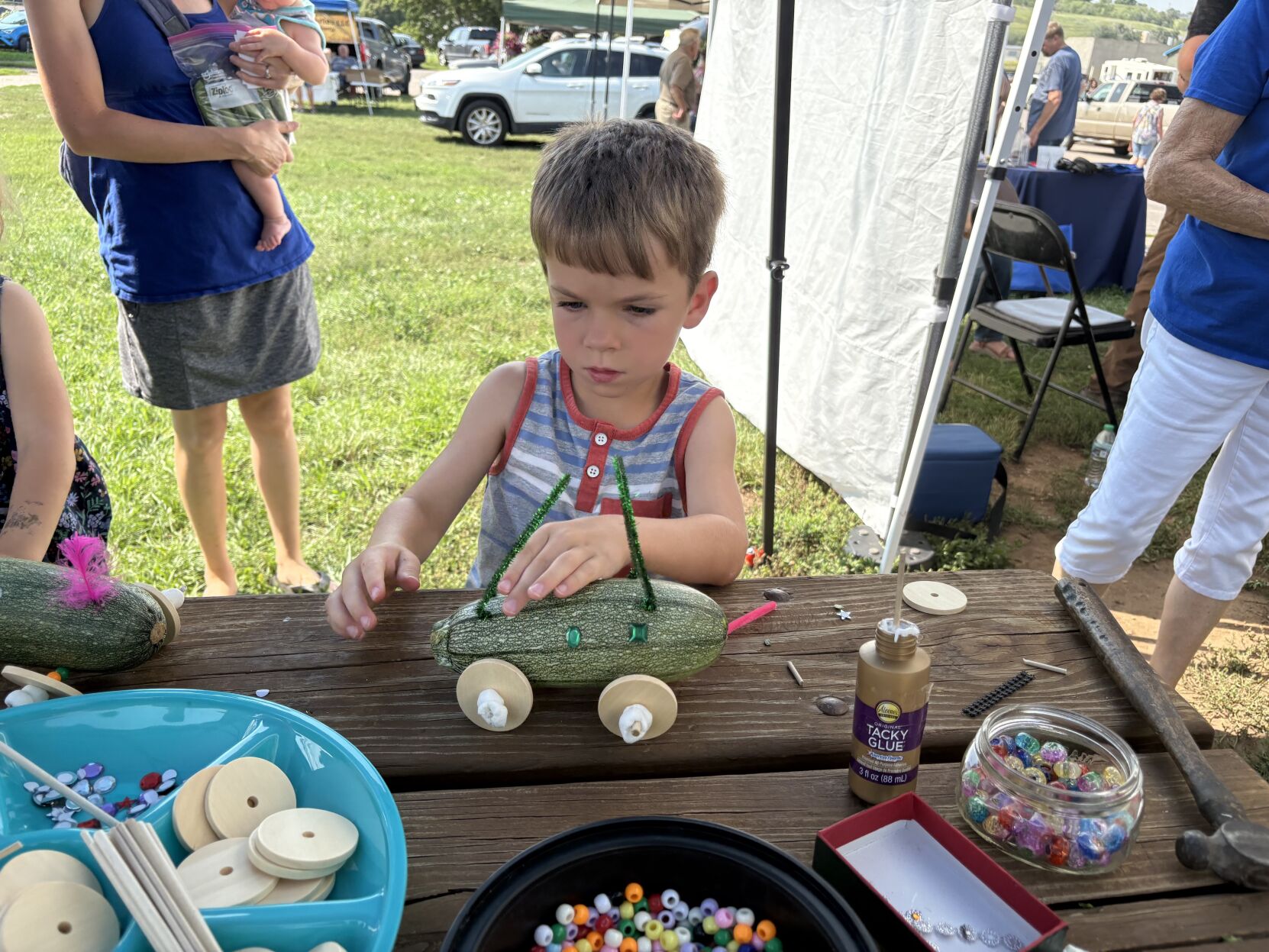 Rapid City farmers market hosts zucchini races