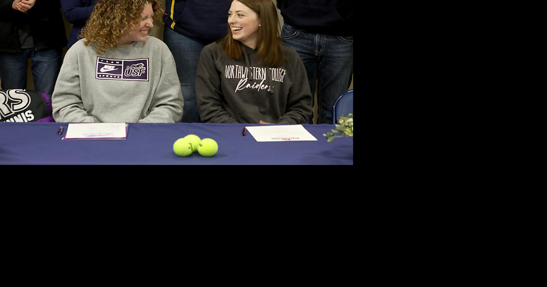 RC Christian’s state champion tennis duo sign National Letters of Intent