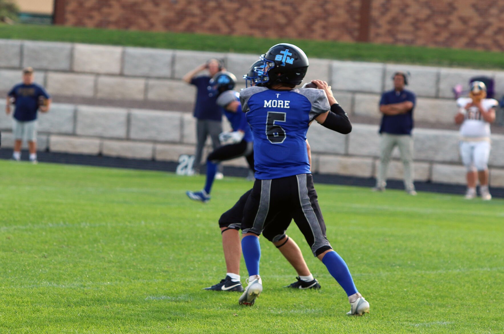 St. Thomas More football beats Sioux Valley in Rapid City