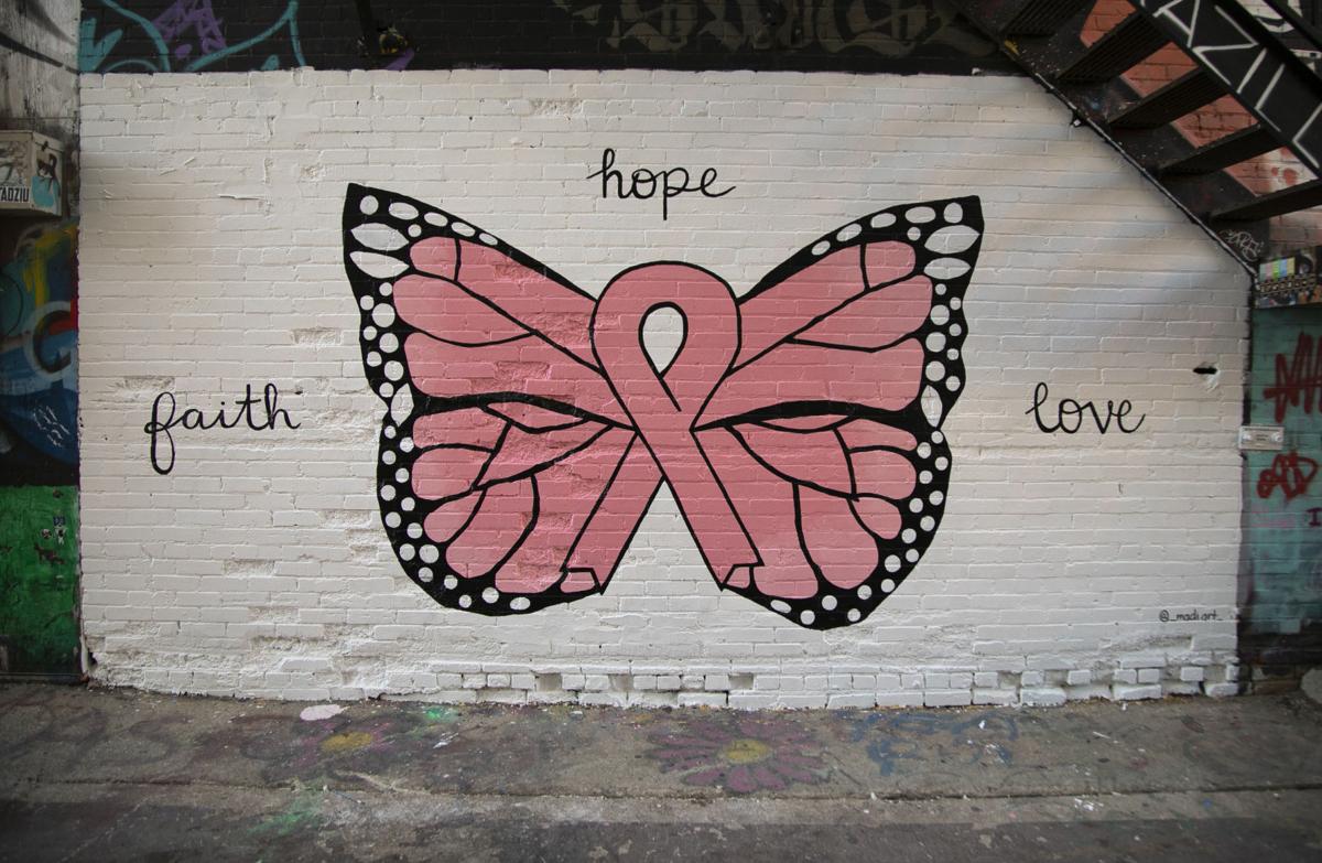 Rapid City woman's mural sends message of hope to breast cancer ...