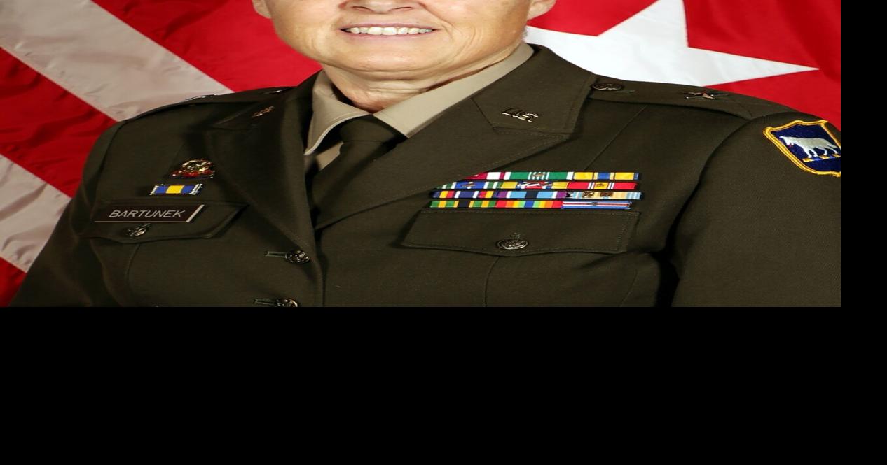 South Dakota Guard promotes Bartunek as first female brigadier general