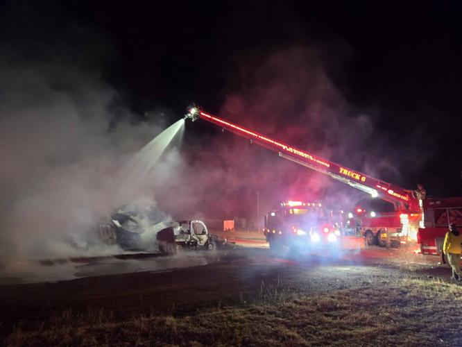 Fire destroys building in rural Pennington County
