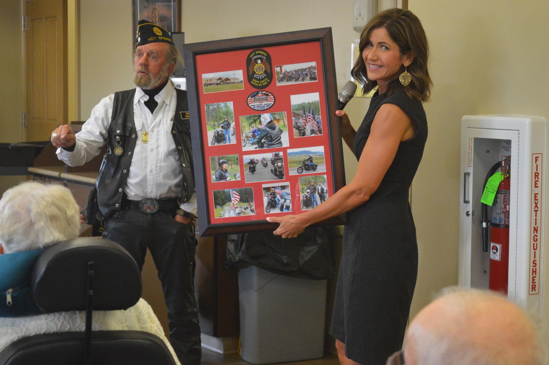 Kristi Noem visits Hot Springs