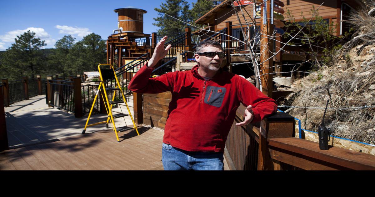 Mountain coaster at Rushmore Adventure Park