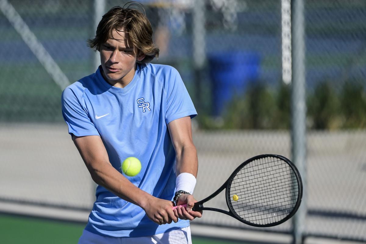 Raiders tennis in 8th place after day one of state tournament