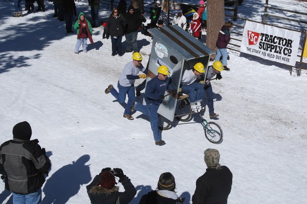 Competitors call Nemo outhouse races 'our rally'