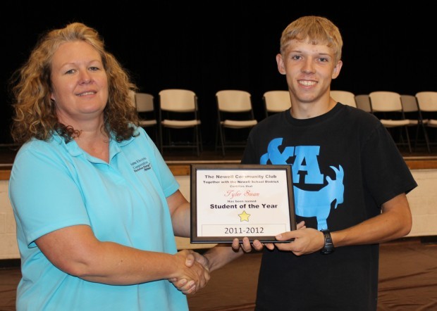 Student of the Year named by Newell Community Club