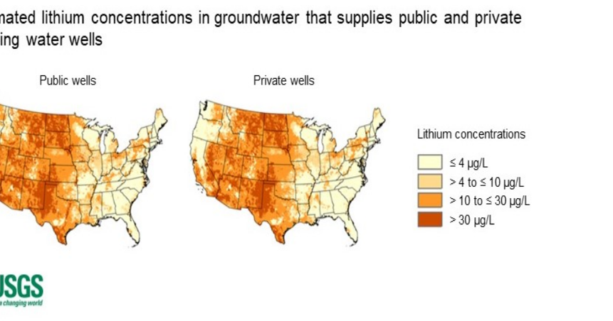 USGS Lithium Map