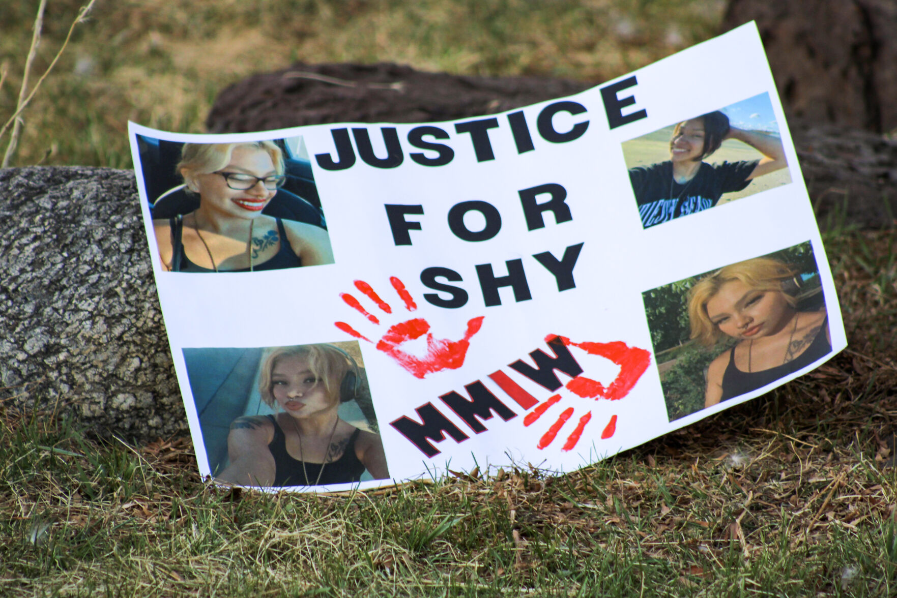 Vigil held for Sangrait-Dubray, Airman charged with murder