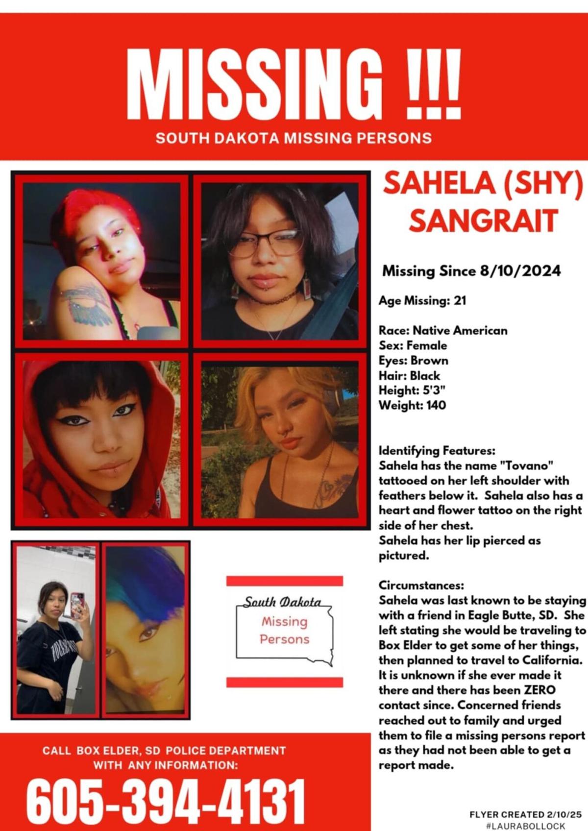 Ellsworth airman charged with murder of Sahela Sangrait
