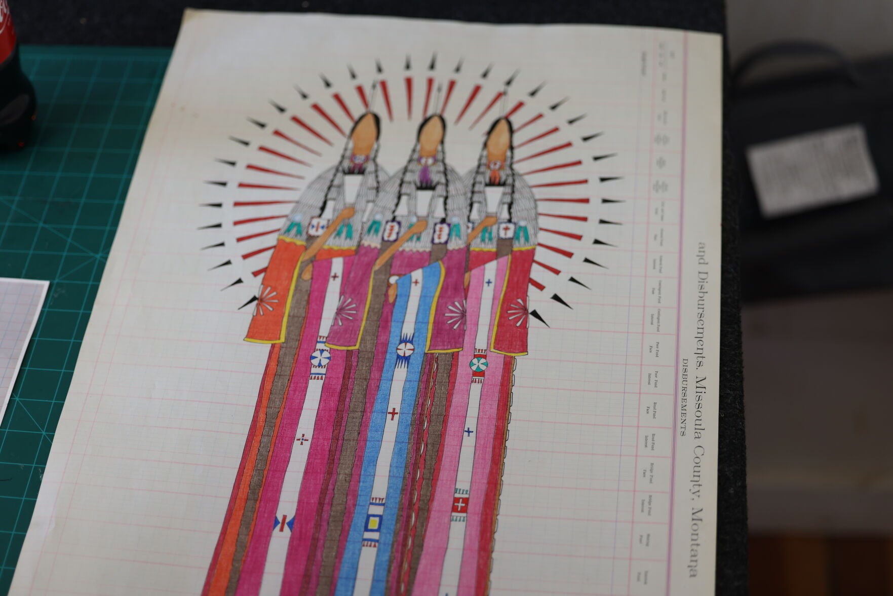Pine Ridge man a master of ledger art