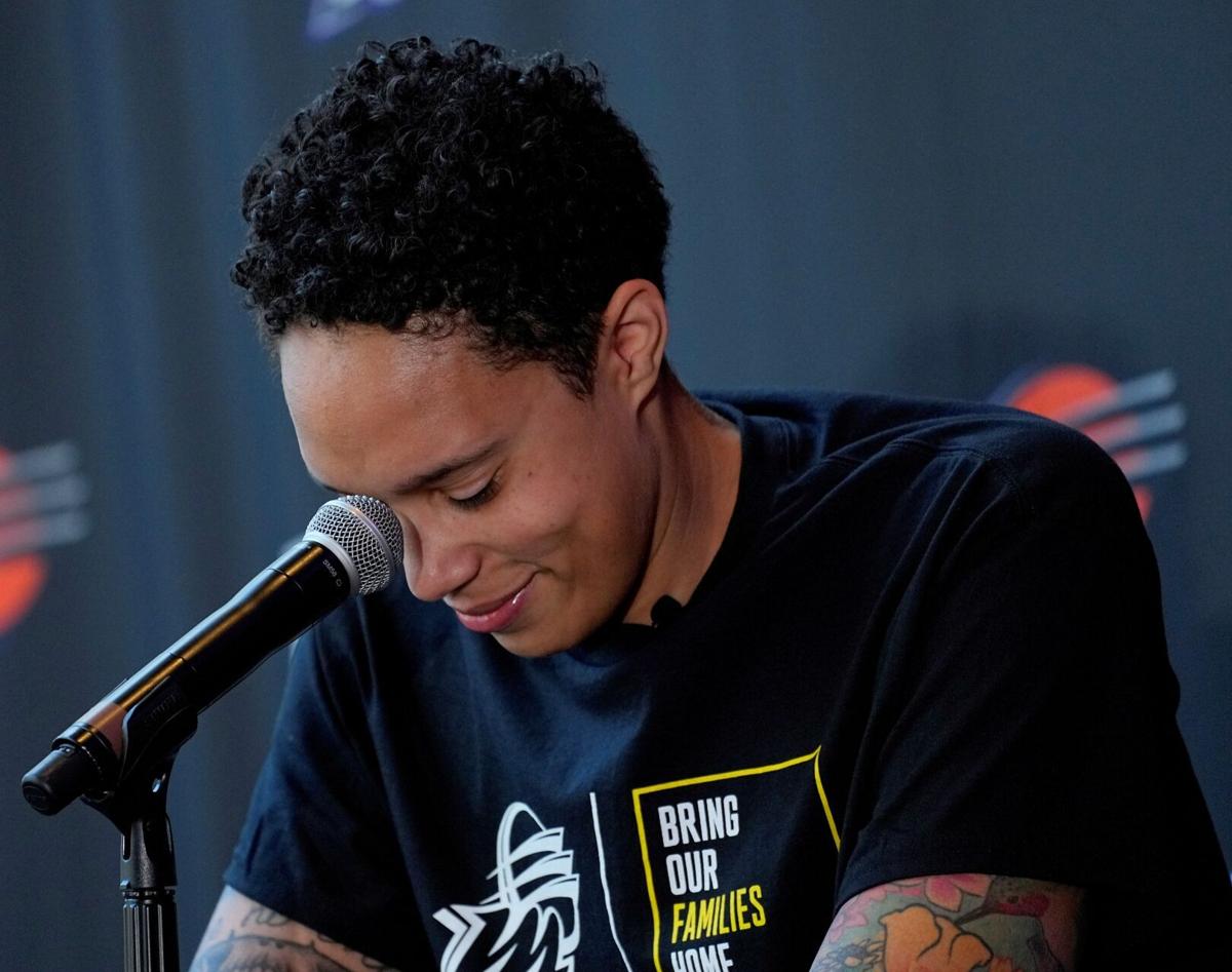 Brittney Griner gets emotional discussing Russian detainment