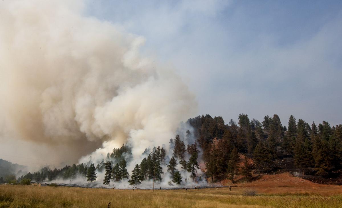 Multiple fires burning in Black Hills causing heavy smoke in cities ...