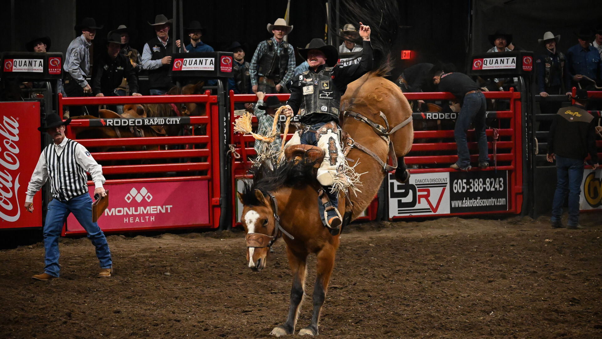 Newman, New Underwood's West, Eagle Butte's Garrett ride well at Xtreme Broncs