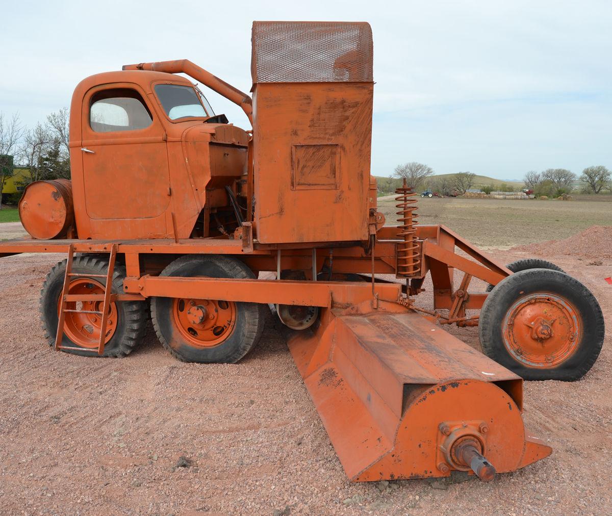 Unique agricultural equipment on display