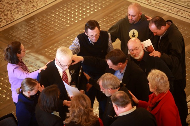 Prayer rally launches opening day of state legislature